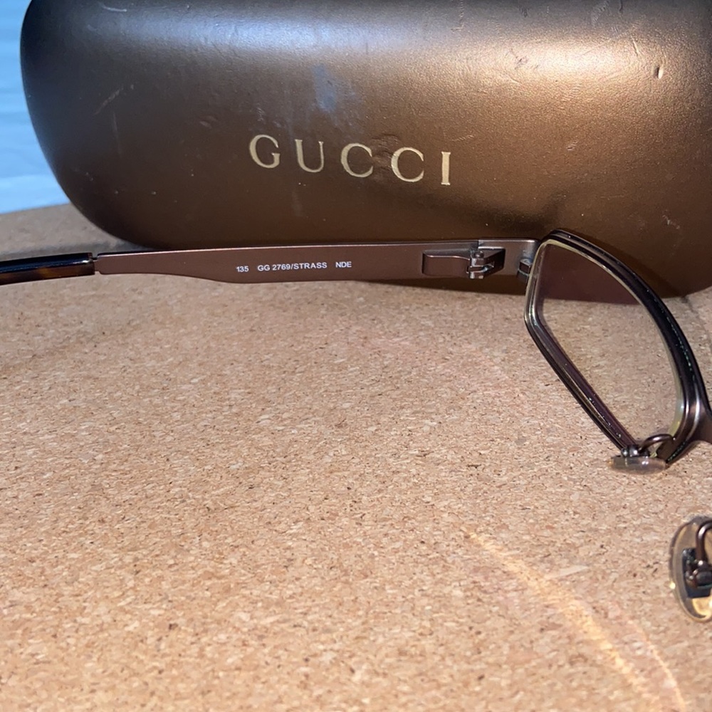 Authentic Gucci Rectangle Eyeglass Frames Gg 2769/Str… - Gem